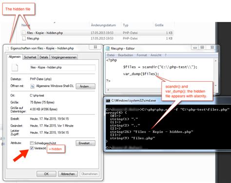Does Php Scandir Exclude Hidden Files Under Windows Stack Overflow