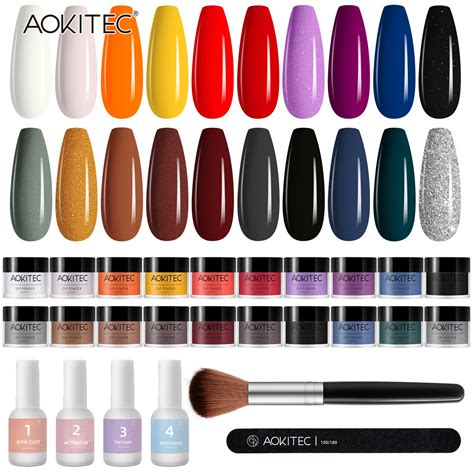 Aokitec Kit De Polvo De Inmersi N Para U As Purpurina Pastel Juego De