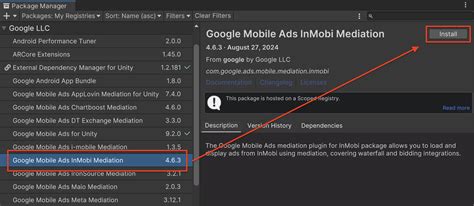 Integrate Inmobi With Mediation Unity Google For Developers