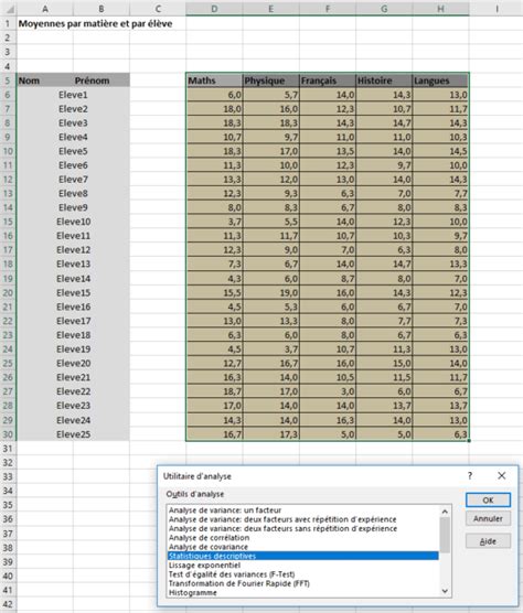 Traiter Des Données Avec Microsoft Excel à Laide De Lutilitaire D