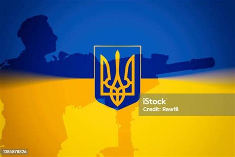 우크라이나 전쟁 우크라이나어 군대 무기 전투 필드 무기 플래그 배경의 코트 3d 렌더 0명에 대한 스톡 사진 및 기타 이미지 Istock