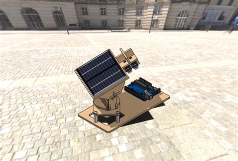 Arduino太阳能跟踪器 Solidworks 2018 模型图纸下载 懒石网