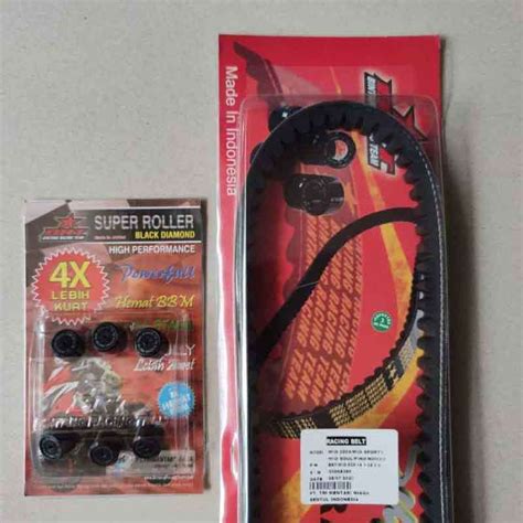 Jual BRT Vbelt Set Roller Gram Mio Mio Sporty Mio Soul Fino Nouvo Hitam Di Seller
