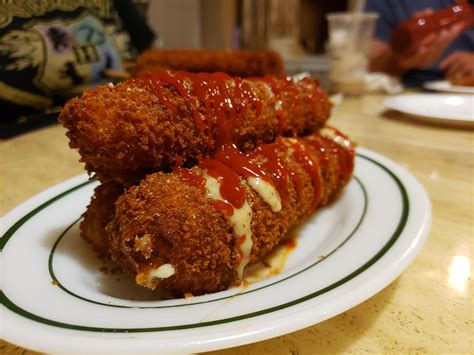 Homemade Korean Street Cheesecorndogs Rfood