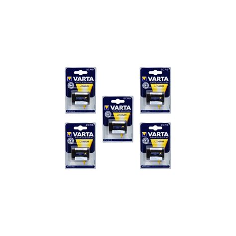 5x Varta 2CR5 6V Photo Lithium Battery for Cameras FAST USA SHIP ...