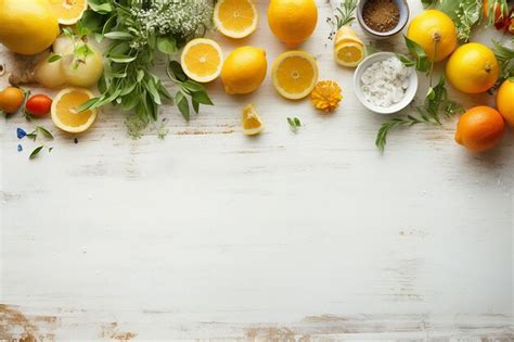 Premium Ai Image Overhead Shot Of An Array In Recipe Magazine Photo