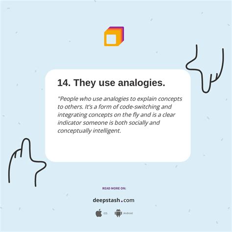 14 They Use Analogies Deepstash
