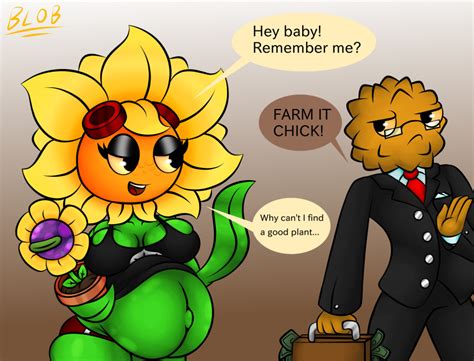 Rule 34 Black Tank Top Blobslimey Business Suit Chomper Flower Meme