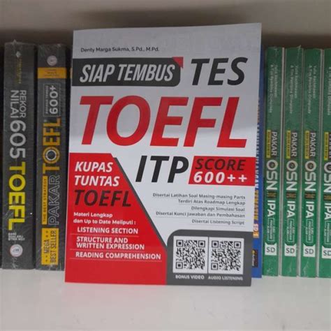 Promo Buku Toefl Siap Tembus Tes Toefl Itp Score 600 9 Diskon 33 Di
