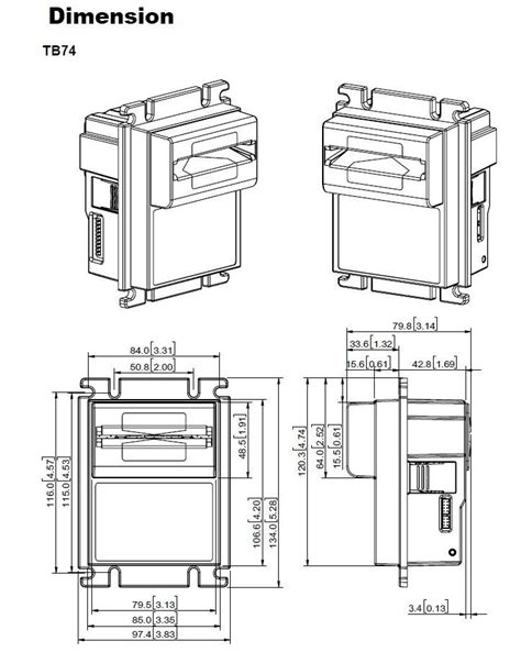 Top Tb74 Dollar Bill Acceptor Validator 12v Pulse 1 To 100 S 4 Way Acceptance Ebay