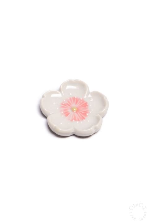 White Sakura Chopstick Rest Omoi Life Goods