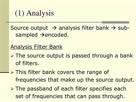 PPT Subband Coding PowerPoint Presentation Free Download ID 243885