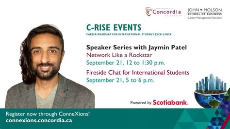 John Molson Career Management Services On Linkedin International Speaker Jaymin Patel Is Coming