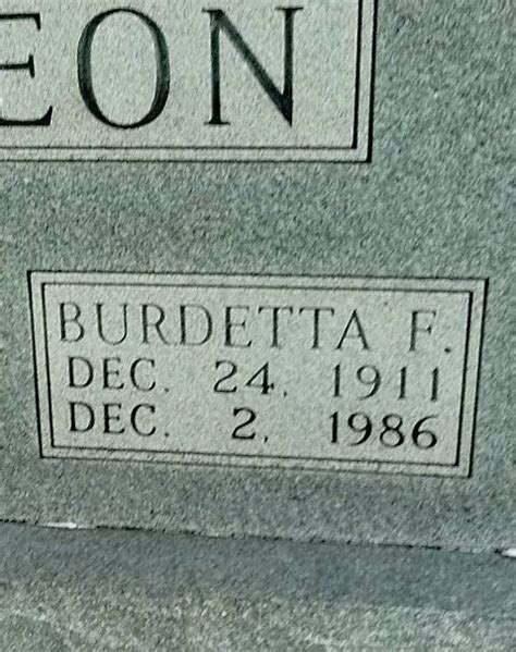 Burdetta Fawcett Dudgeon 1911 1986 Find A Grave Memorial