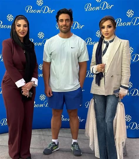 شبنم قلی خانی و رضا گلزار در مسابقات پدل دبی عکس