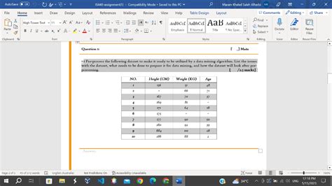 Solved R I Preppocess The Following Dataset To Make It Ready Chegg