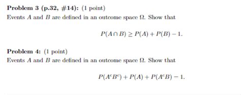 solved problem 3 p 32 14 1 point events a and b are