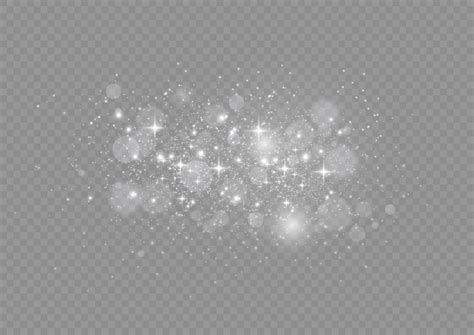 White Sparks Glitter Special Light Effect Vector Sparkles Sparkling