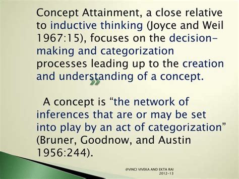 Concept Attainment Strategy Pptx