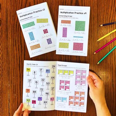 Multiplication Practice Fact Fluency Practice Number Sense Booklets