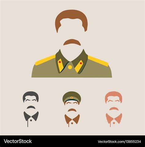 Portrait Joseph Stalin Royalty Free Vector Image