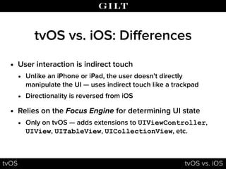 Tvos The Focus Engine And Swift Ppt