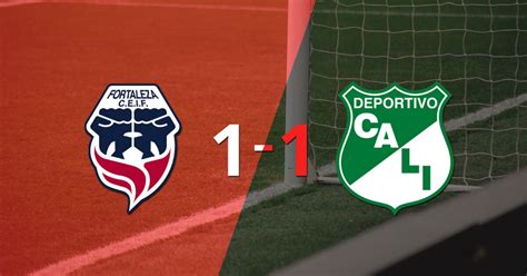 Fortaleza Fc Y Deportivo Cali Empataron 1 A 1 Infobae