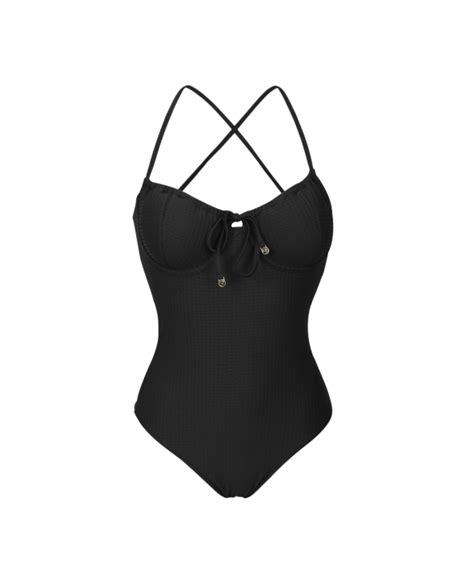 One Piece Swimsuits Dots Black Julia Brand Rio De Sol