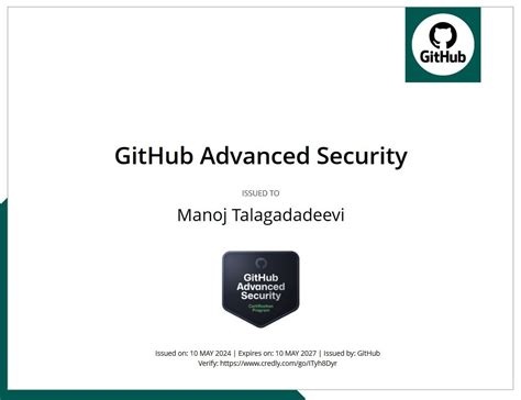 ☁️ manoj talagadadeevi on linkedin githubcopilot certification github githubadvancedsecurity