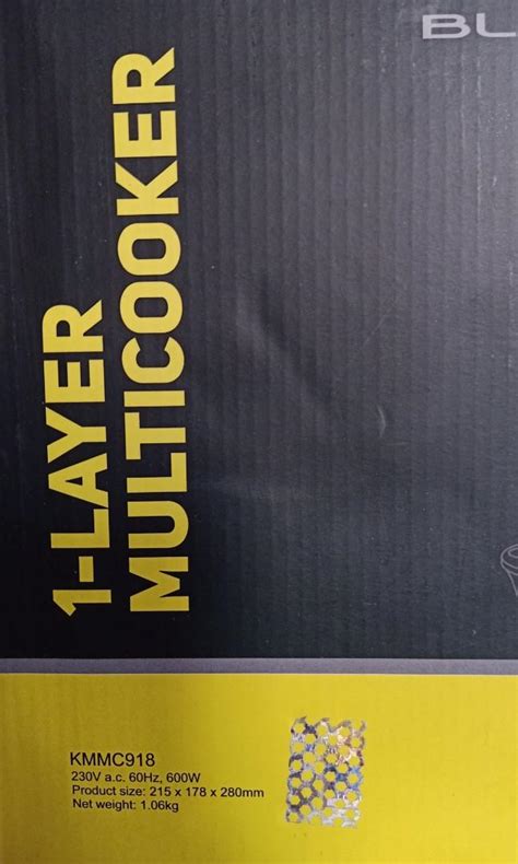 Blakk Multicooker Tv And Home Appliances Kitchen Appliances Cookers On