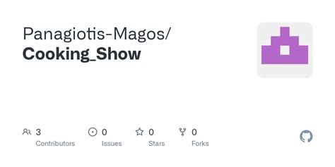 Cookingshowfull Structuresql At Main · Panagiotis Magoscookingshow