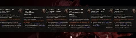 Players Can Only Equip One Wrathful Malignant Heart Diablo 4wowhead