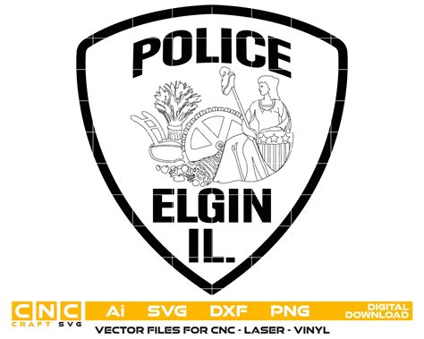 Elgin Il Police Badge
