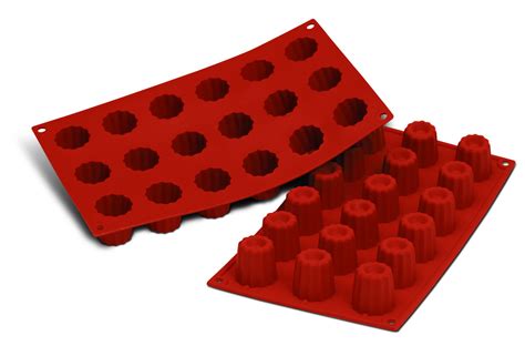 Moule silicone 18 mini cannelés Bordelais Colichef