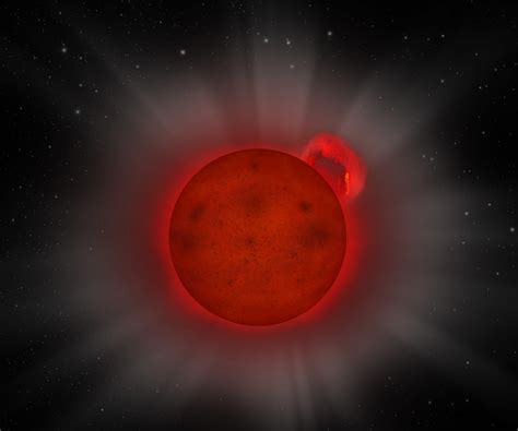 Tiny Star Emits Powerful X Ray Flare Ten Times More Intense Than