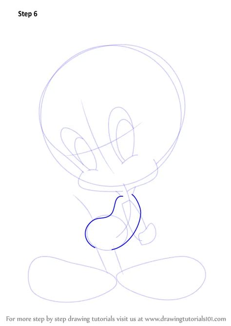 Step By Step How To Draw Tweety Bird