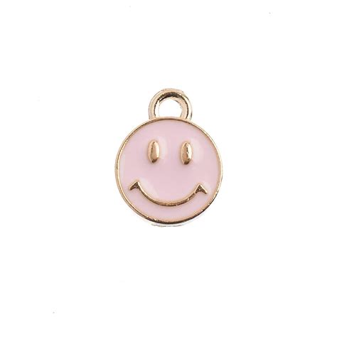 John Bead Sweet And Petite Happy Face Charms 10ct Michaels