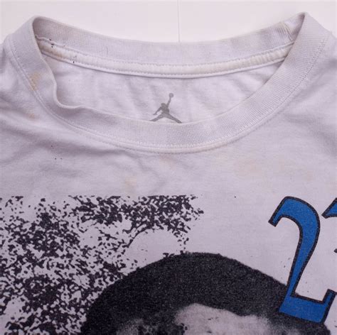 Vintage Nike Air Jordan Portrait Logo Graphic T Shirt… Gem