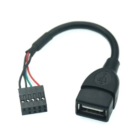 9pin Usb Motherboard Internal Header To Usb2 0 Bus Adapter Chassis