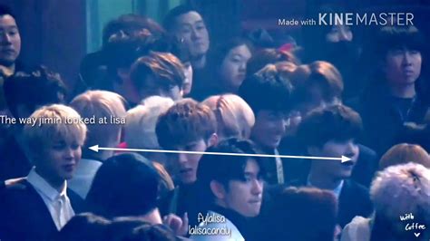 Bts Jimin And Blackpink Lisa Moment The Way They Look At Each Other