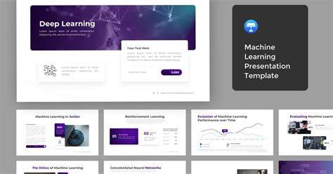 Keynote по машинному обучению Шаблоны презентаций Включая искусственный интеллект и