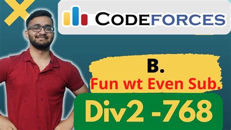 b fun with even subarrays level b codeforces codeforces round