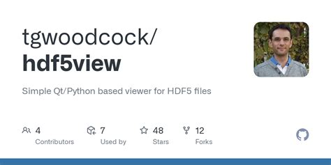 Github Tgwoodcock Hdf5view Simple Qt Python Based Viewer For Hdf5 Files