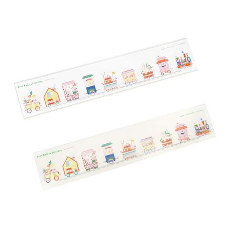 실리데이 Free Rail To Free Way 리무버블 스티커 투명화이트 Paperuler