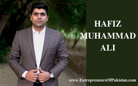 hafiz muhammad ali founder of omnicore entrepreneurs of pakistan