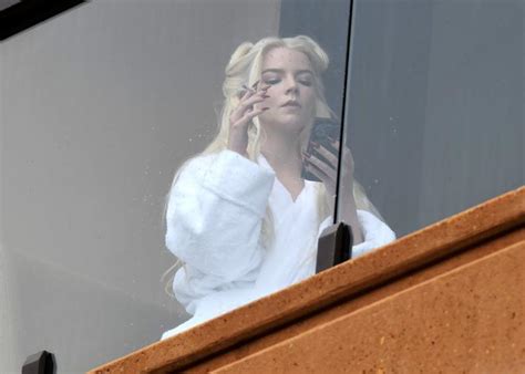 Anya Taylor Joy Spotted Smoking On Hotel Balcony Ahead Of Furiosa A
