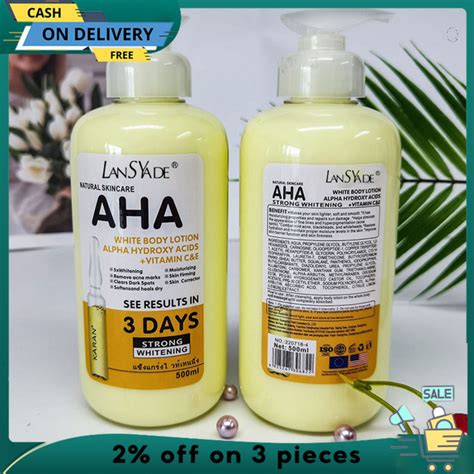 500ml Whitening Body Lotion Alpha Hydroxy Acidsvitamin Cande Spots