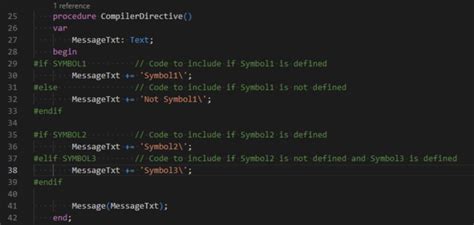 Microsoft Dynamics 365 Business Central Al Conditional Preprocessor