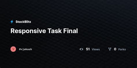 Responsive Task Final Stackblitz