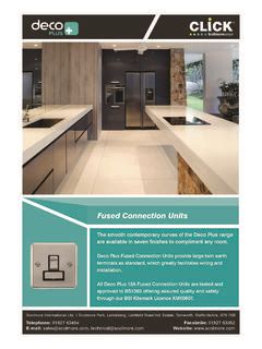 Fused Connection Units Scolmore Fused Connection Units Scolmore